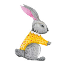 Gray Easter Bunny Free Stock Photo - Public Domain Pictures