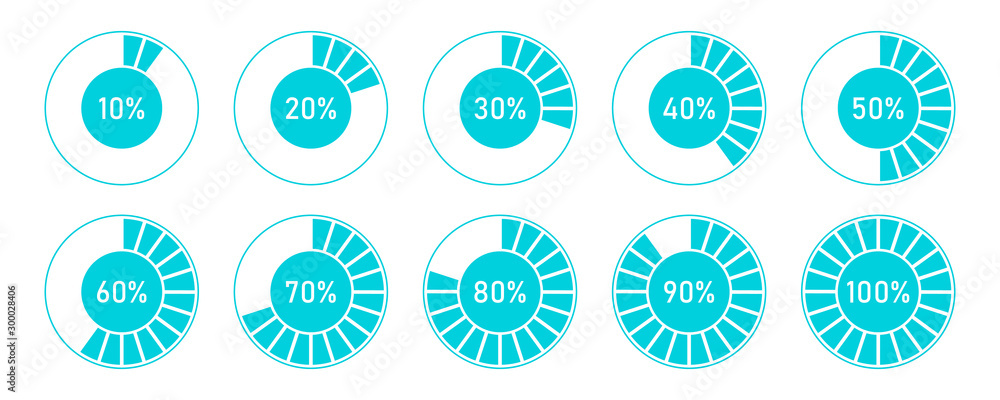 Vector indicator loading. Stock Vector | Adobe Stock