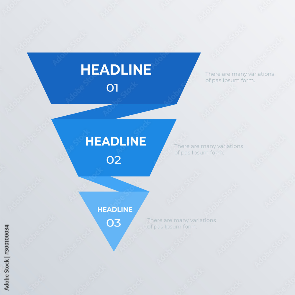 Hierarchical infographics template design. Business concept infograph ...