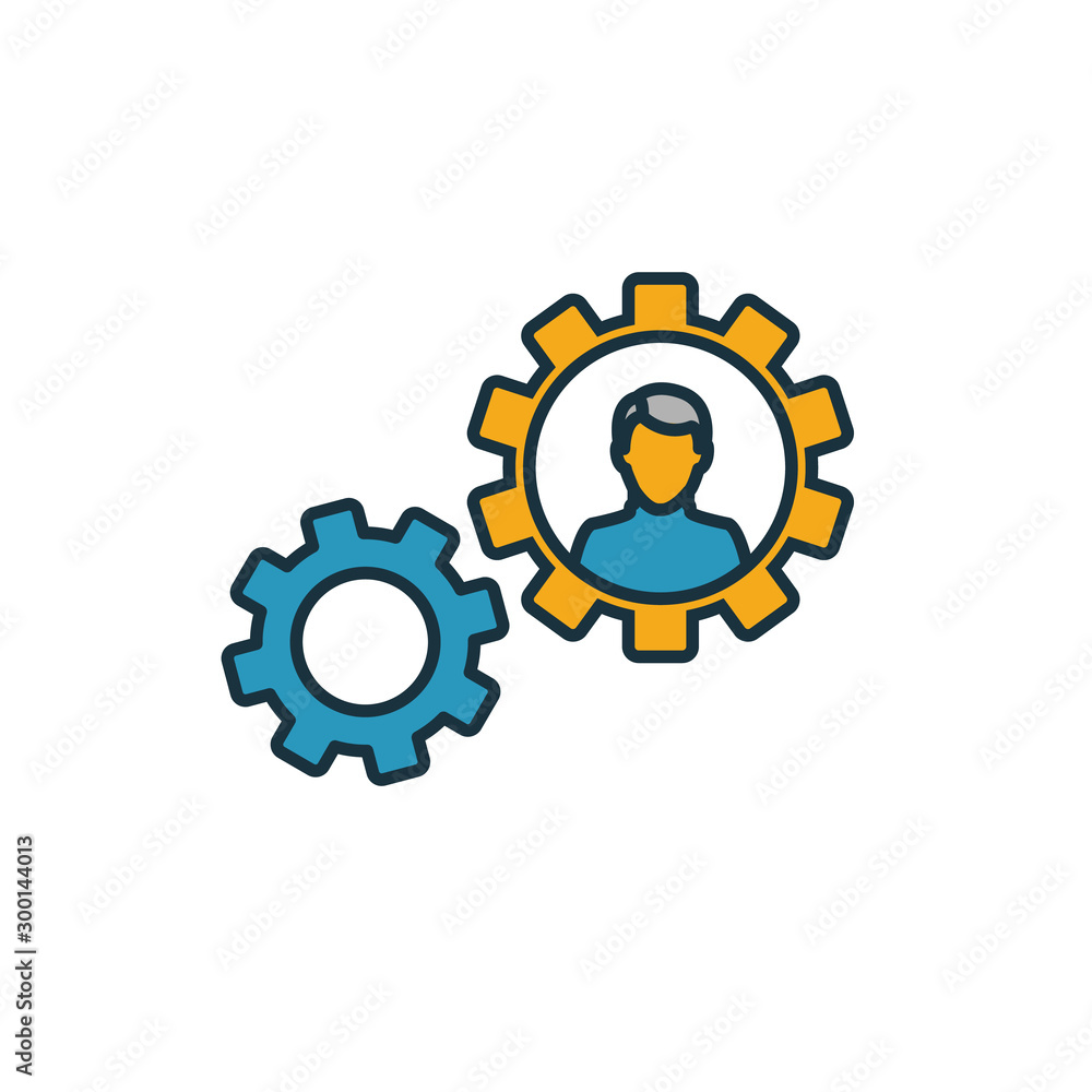 Production Manager icon. Simple element from startup icons collection ...