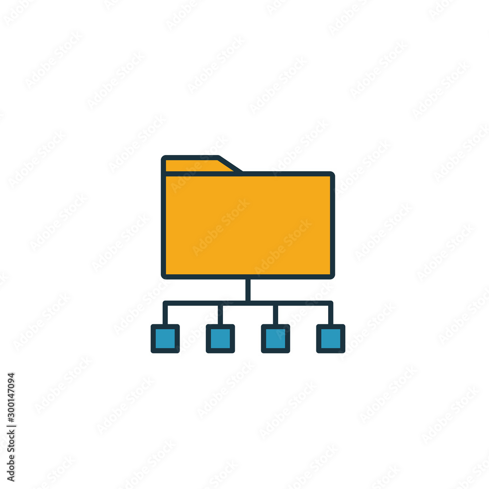 Vetor Archiving icon. Simple element from icons collection. Creative ...