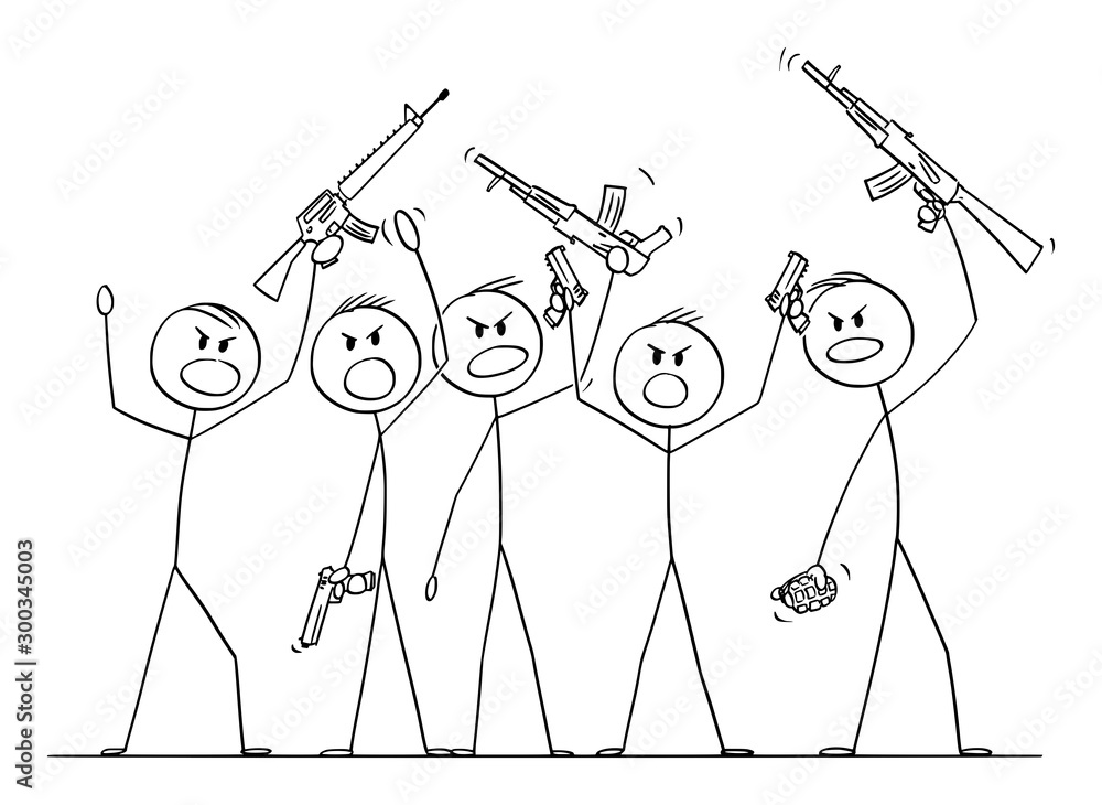 Stick Figure Drawings With Guns Stickman With Hand Gun Power Drawing