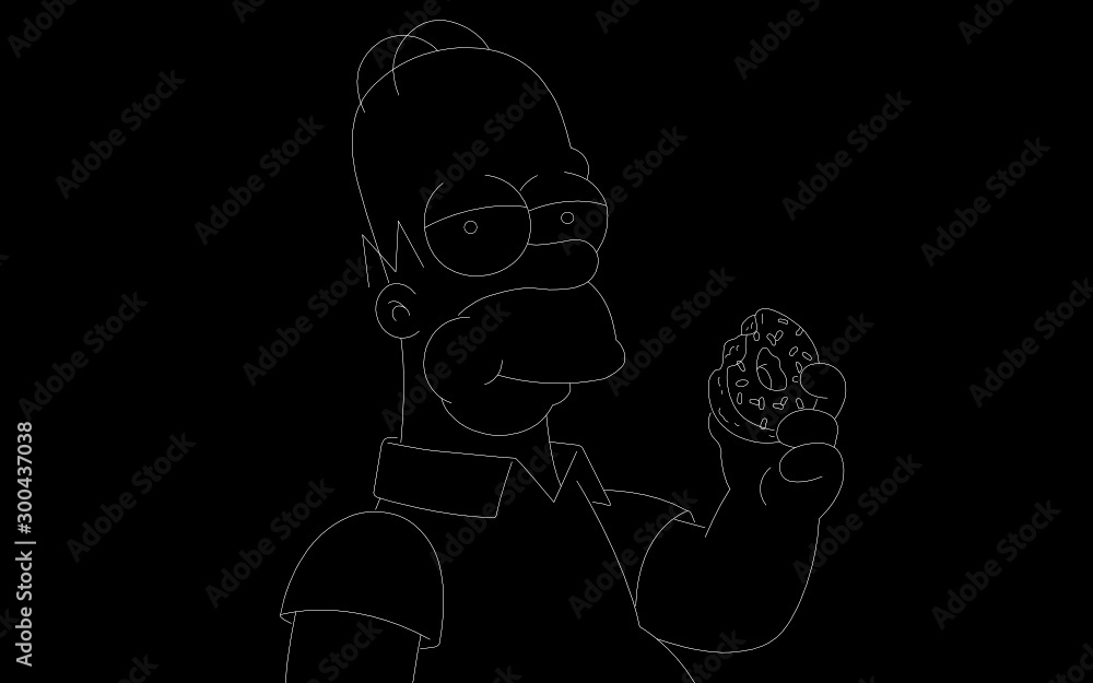 Vector de Stock Homer Simpson | Adobe Stock
