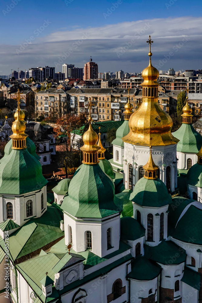 Kiev,Ukraine St Sophia's Cathedral The cathedral was built over nine ...