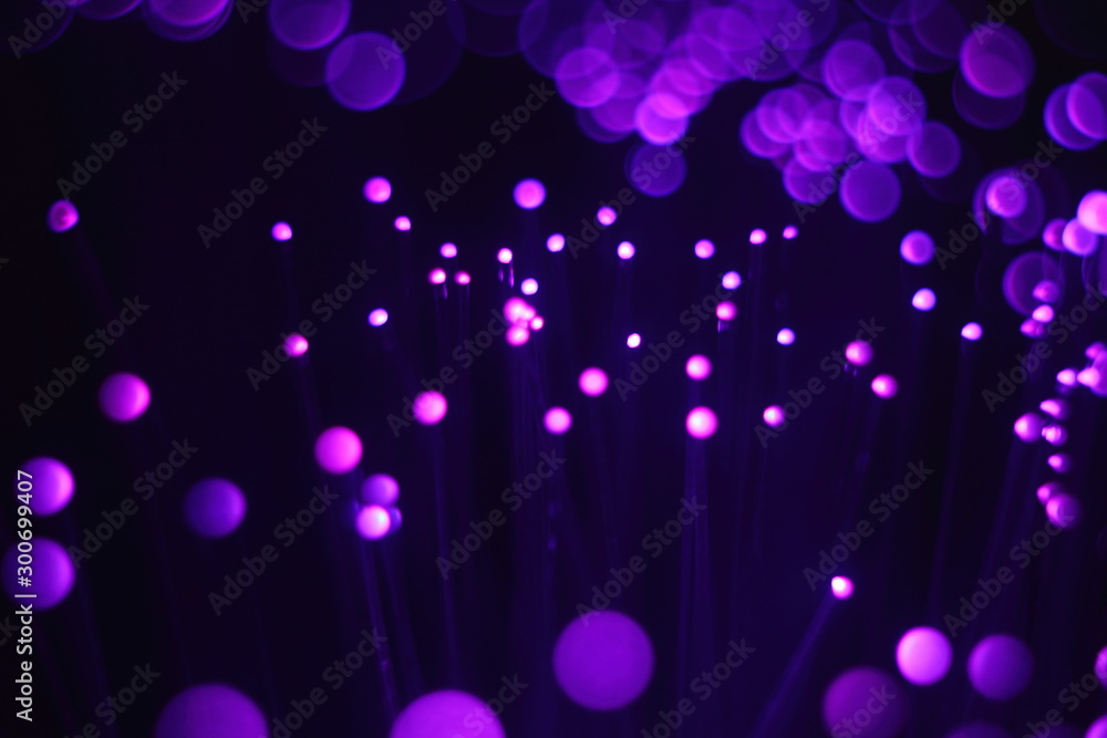 New Year and Christmas color illumination. The illusion of a salute ...