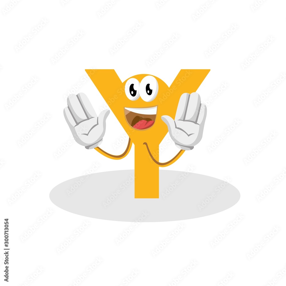 Logo icon Letter Y. Initial letter Y Design Smile vector. Stock Vector ...