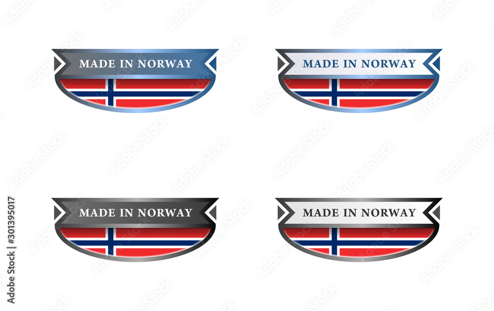 Logo "Made in Norway" Stock Illustration | Adobe Stock