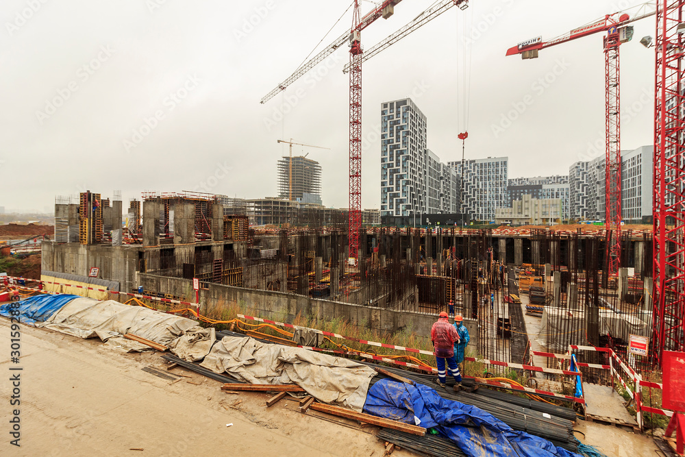 fill base plate. pit formation of grillage is completed. Forms formwork ...