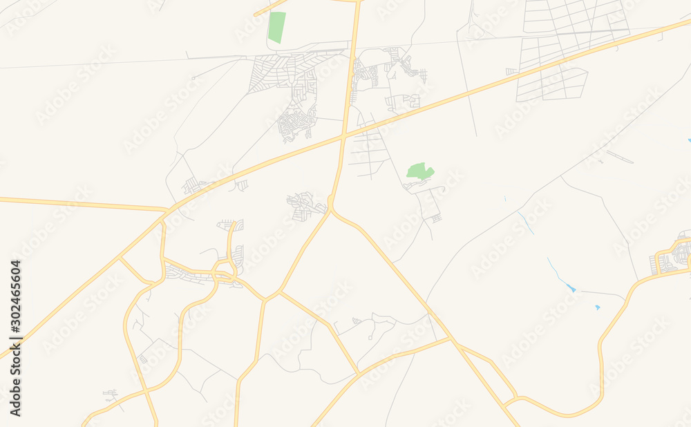 Printable street map of Westonaria, South Africa Stock Vector | Adobe Stock