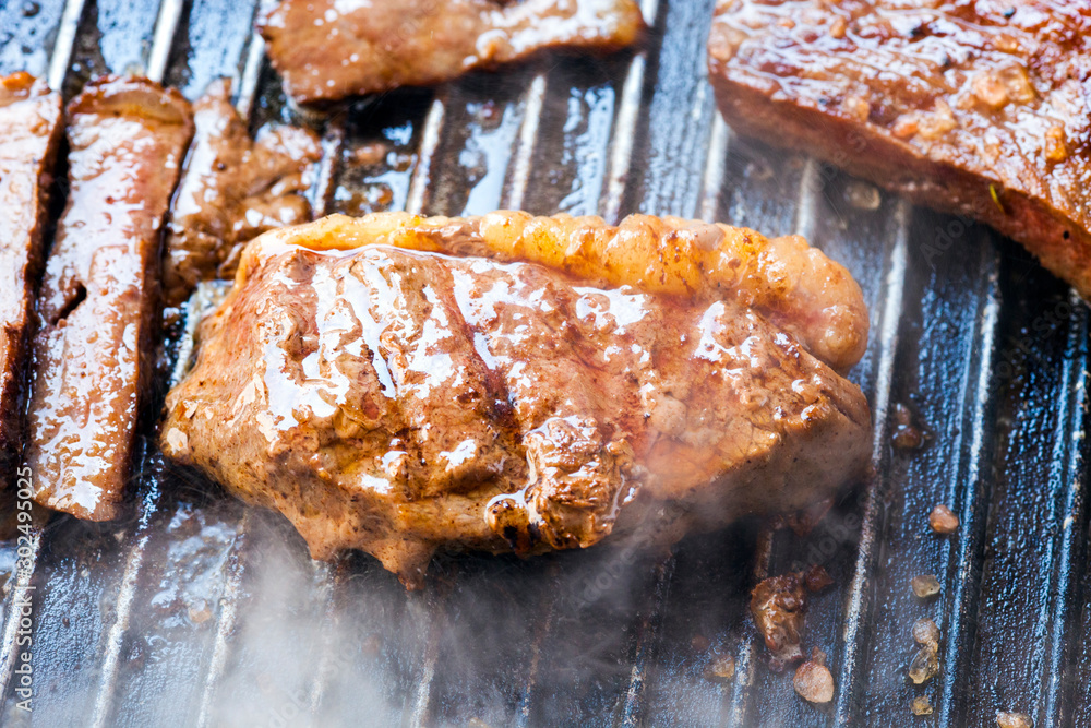 Picanha, traditional Brazilian beef cut Stock Photo | Adobe Stock