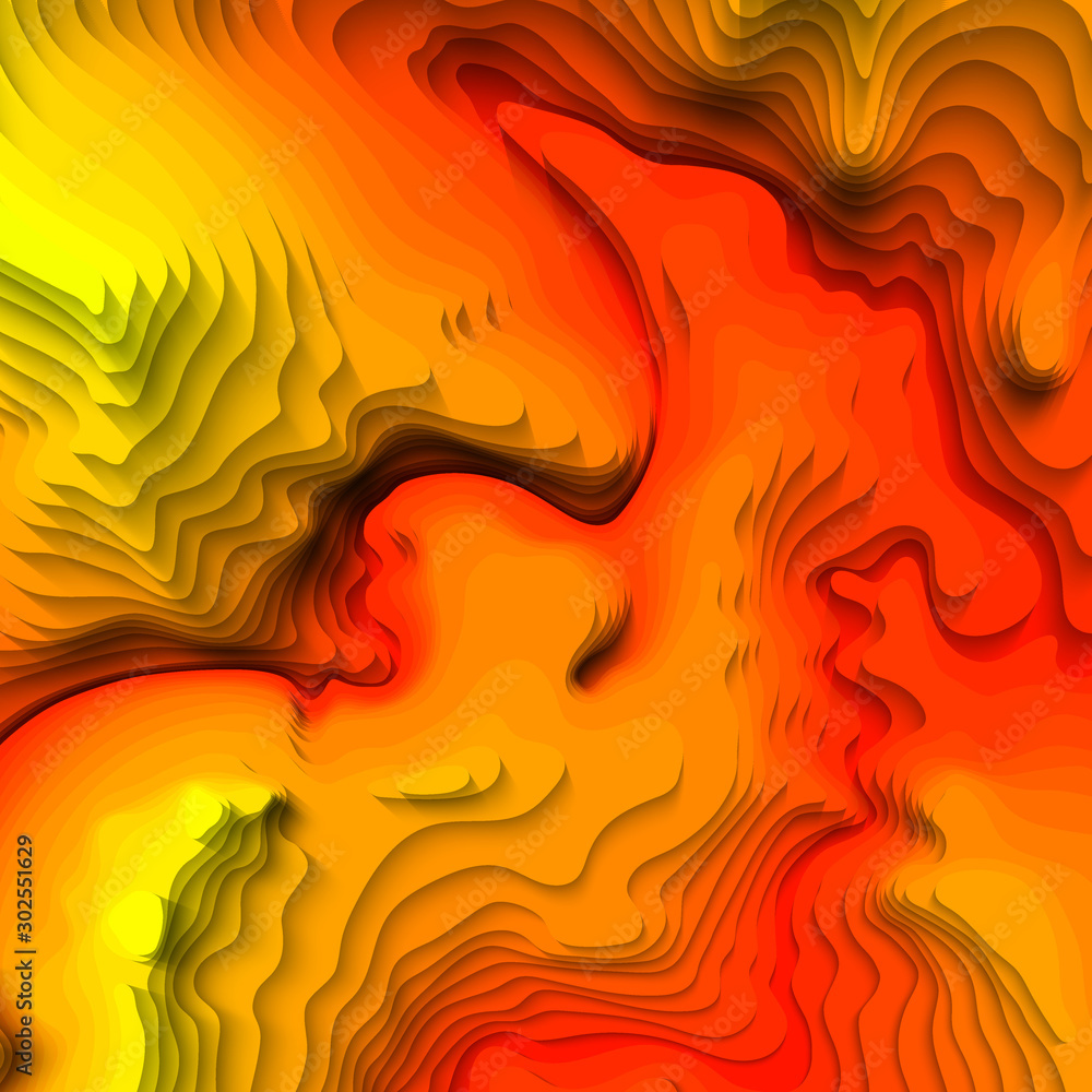 Mountain hiking. Map line of topography. Vector abstract topographic ...