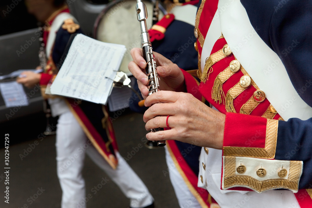 Plating music in a marching band Stock Photo | Adobe Stock
