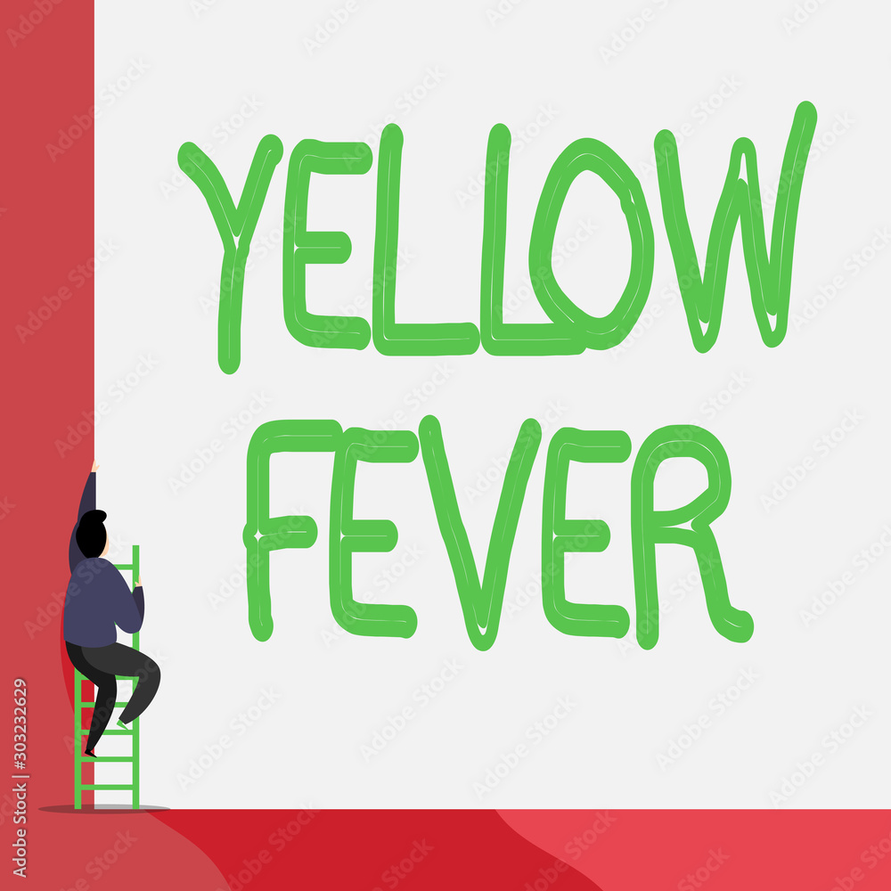 Stock-Illustration „Text sign showing Yellow Fever. Business photo ...