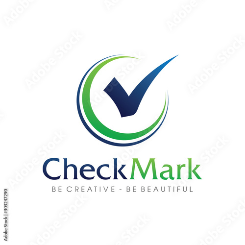 Verify Icon, Check mark logo vector, Check mark icon vector Stock ...