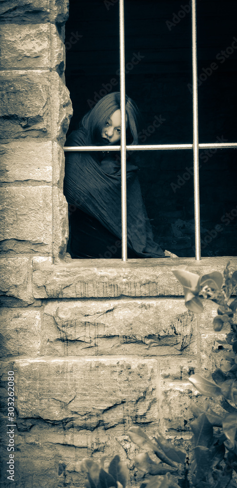 looking through window creepy