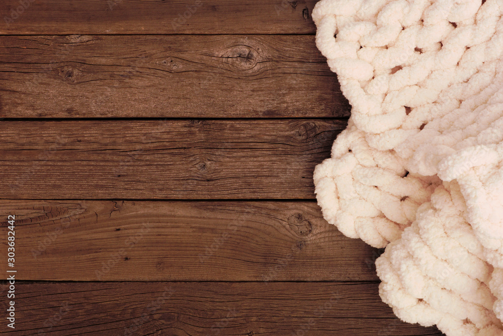 knit blanket background