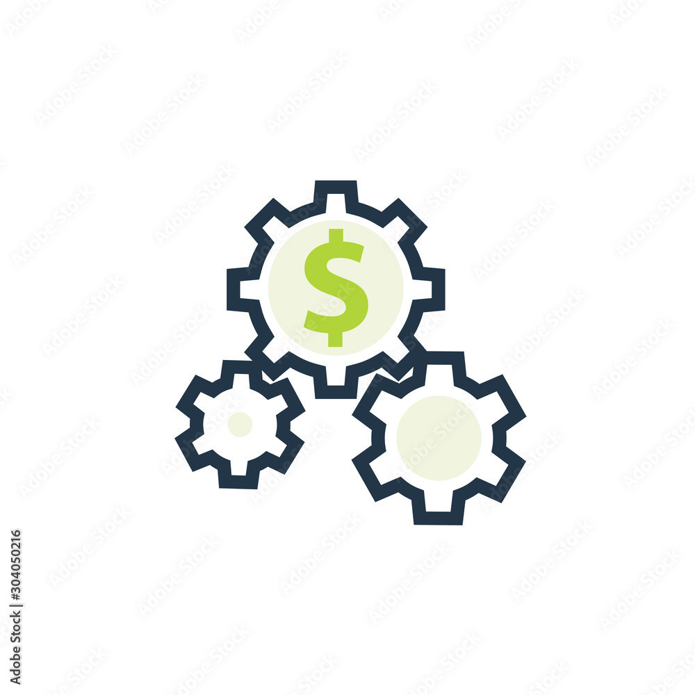 Cost Maintenance icon. Clipart image isolated on white background Stock ...