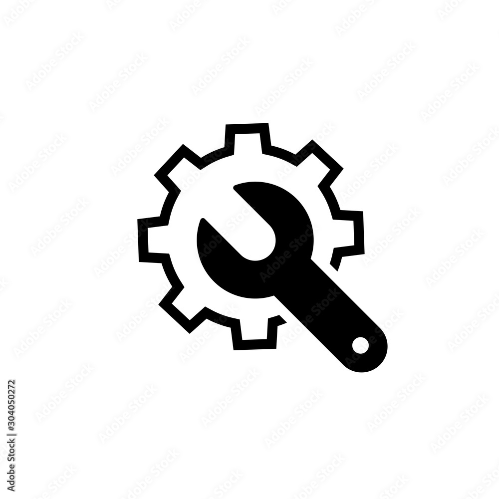 Cost Maintenance outline icon. Clipart image isolated on white ...
