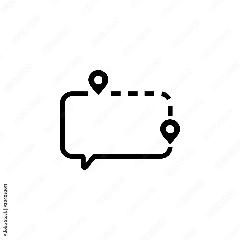We have moved sign. Clipart image isolated on white background Stock ...