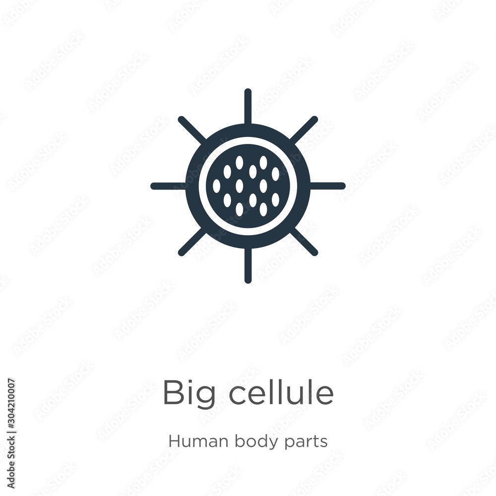 Big cellule icon vector. Trendy flat big cellule icon from human body ...