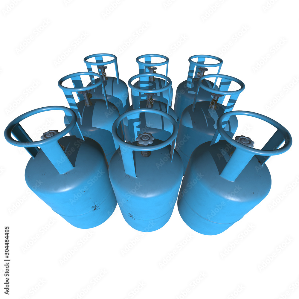 Gas cylinder lpg tank gas-bottle. Propane gas-cylinder balloon ...