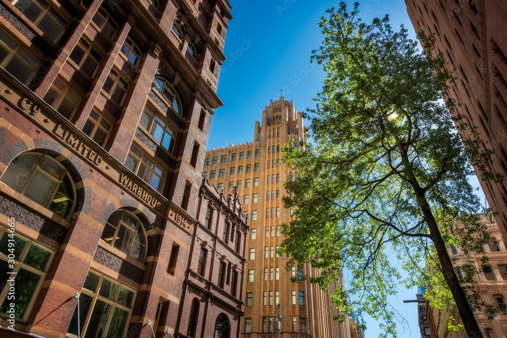 Beautiful Brickwork to more traditional buildings with a backlit tree ...