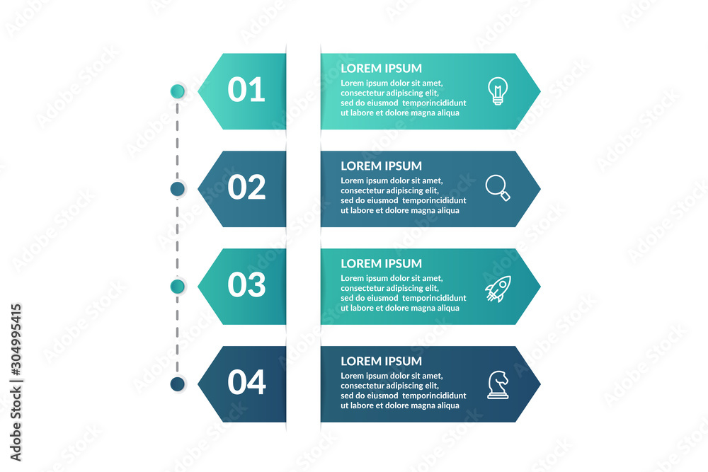 step or process infographic template design . infographic concept for ...