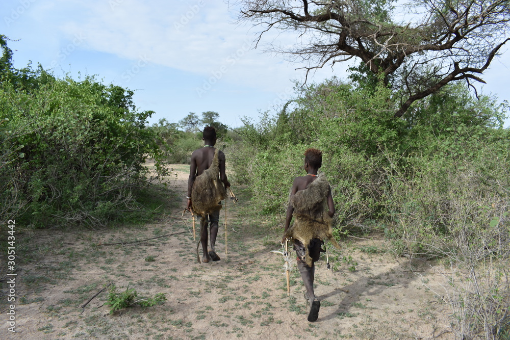 Native African Tribesmen Stock Photo | Adobe Stock