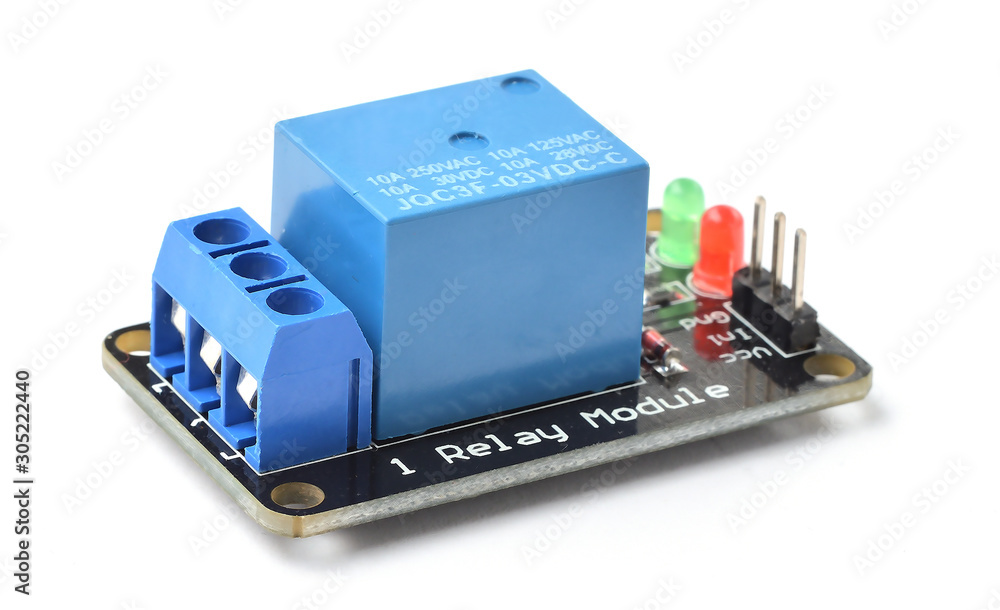 Electronic relay for control of high voltage with low voltage. Isolated ...