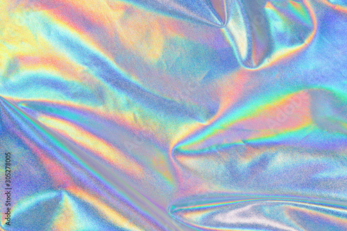 Iridescent fabric background. Shiny mother of pearl fabric, bright ...