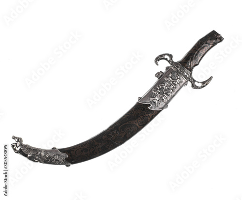 turkish scimitar isolated on white background - Buy this stock photo ...