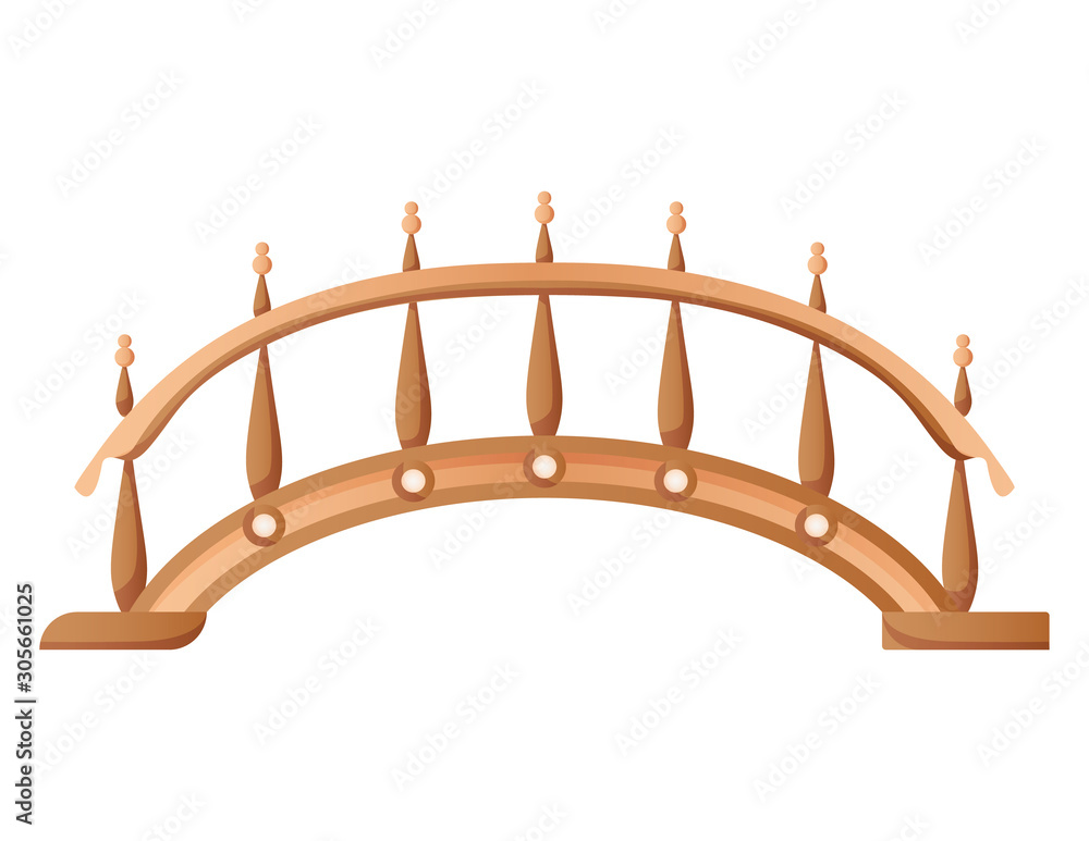 Bridge vector urban crossover architecture. Bridge-construction for ...