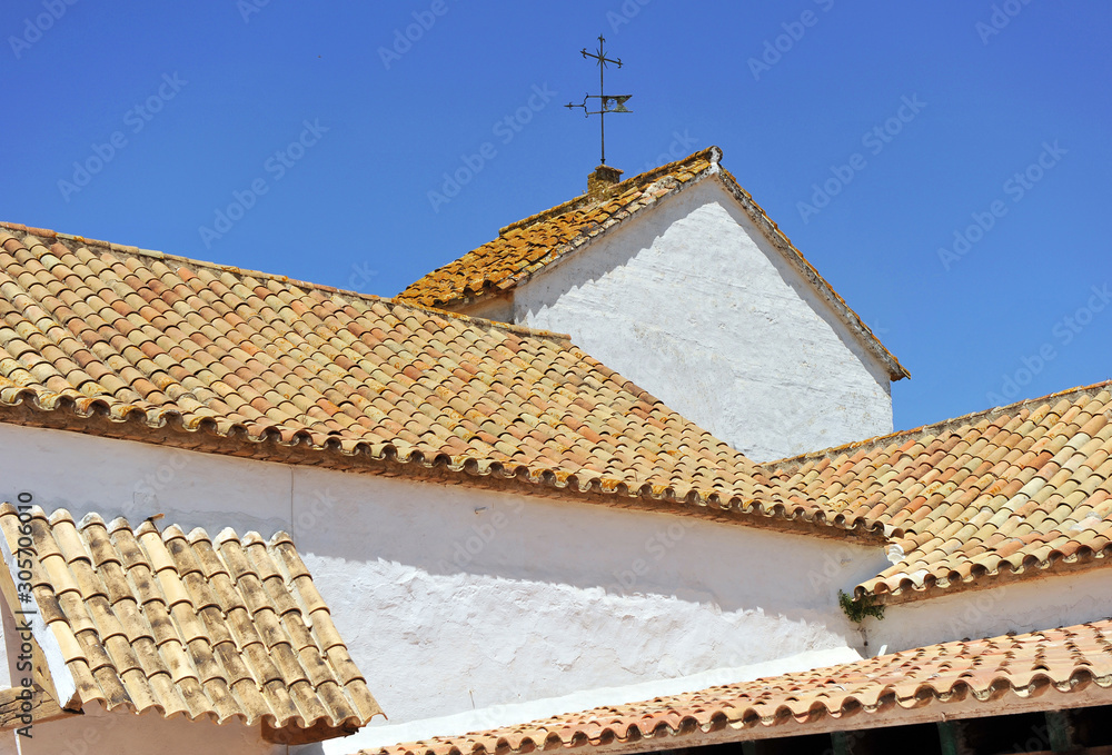Foto de Stock Typical Andalusian cortijo (farmhouse), traditional and ...