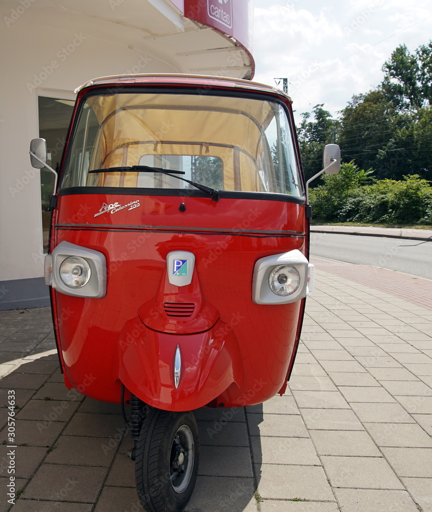 Piaggio Ape Calessino 200 Stock Photo | Adobe Stock