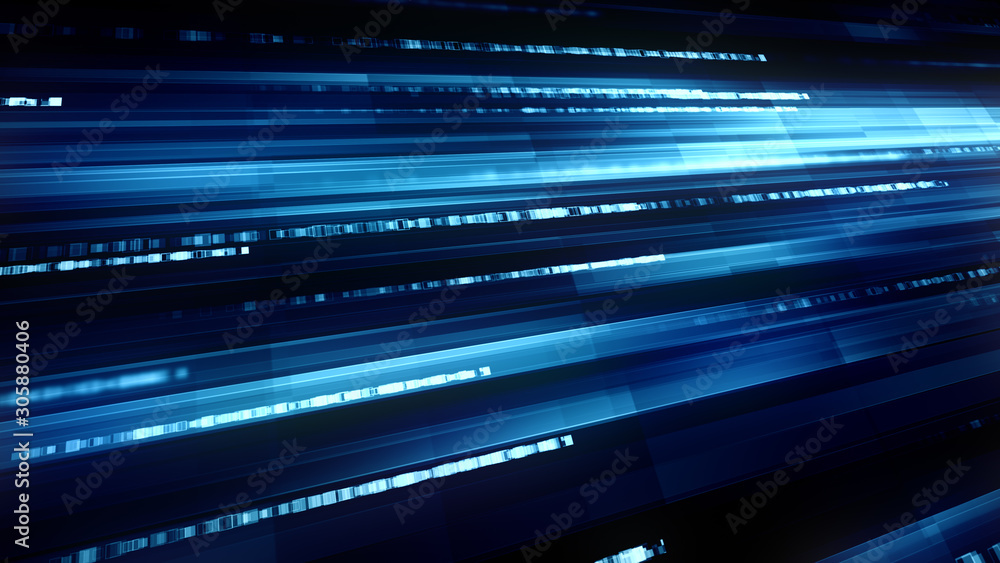 Sci-fi surface texture with abstract program code and energy rays ...