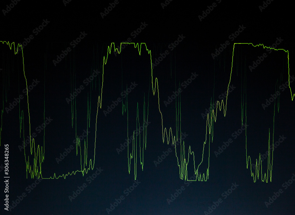 Diagram. Abstract graph. Waveform. Stock Photo | Adobe Stock