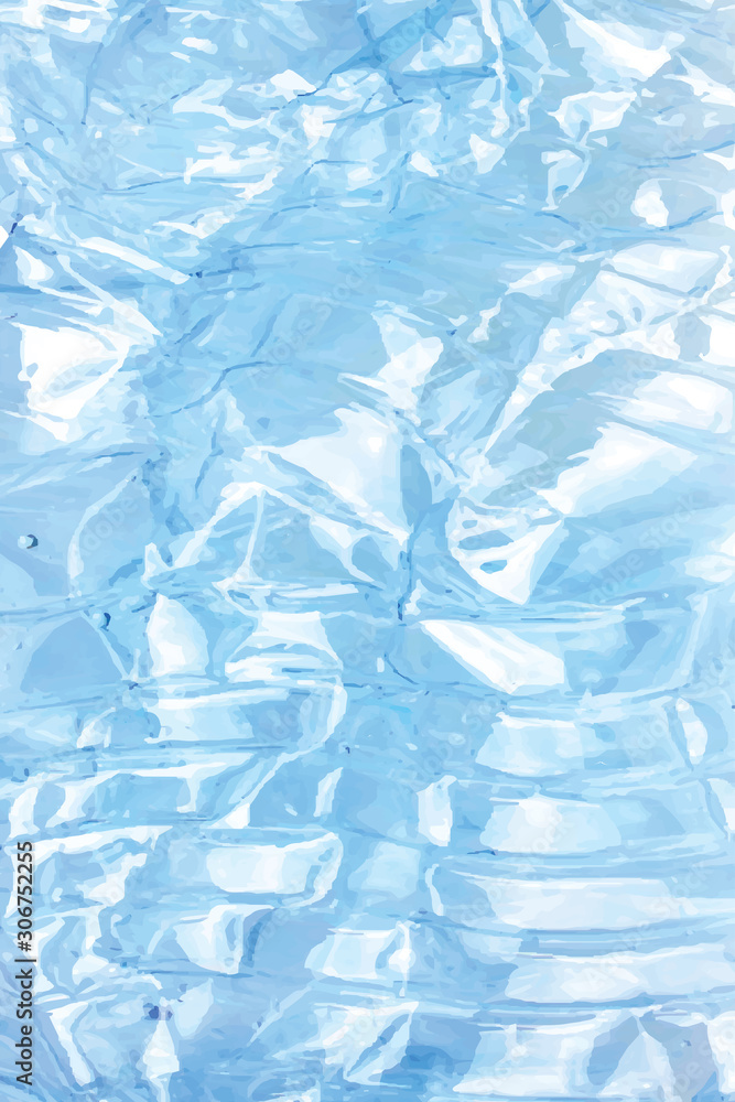 Blue crumpled bottle texture. Garbage backdrop- concept of plastic ...