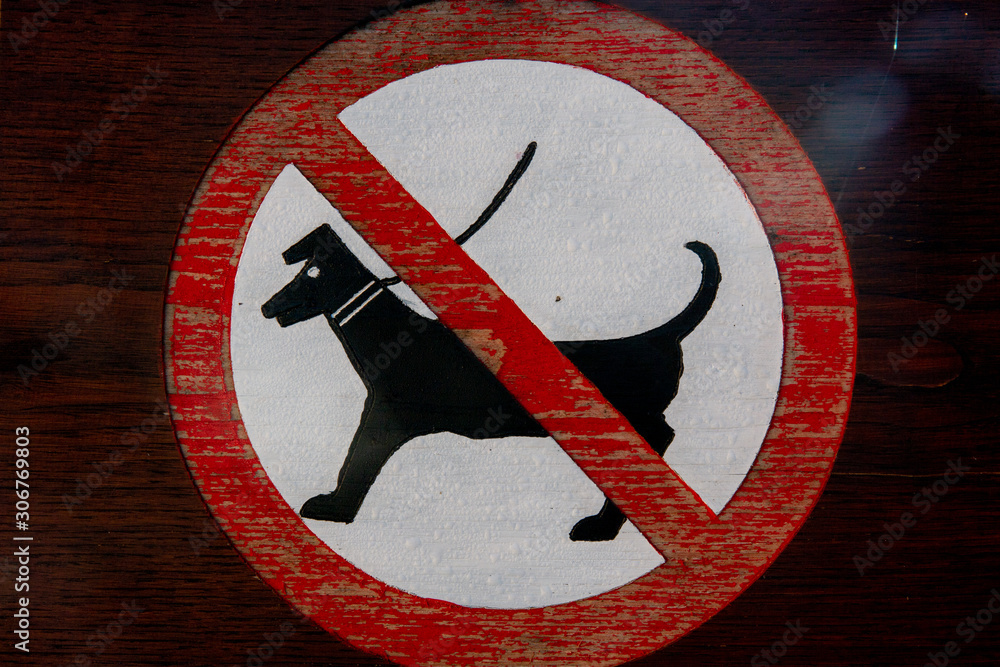 no entry for dogs Stock Photo | Adobe Stock