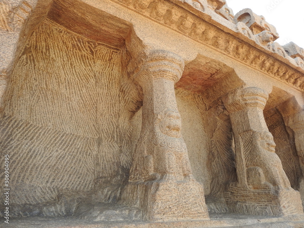 Panch Rathas Monolithic Hindu Temple in Mahabalipuram Five ratha temple ...