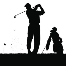 Golfer Teeing Off Free Stock Photo - Public Domain Pictures