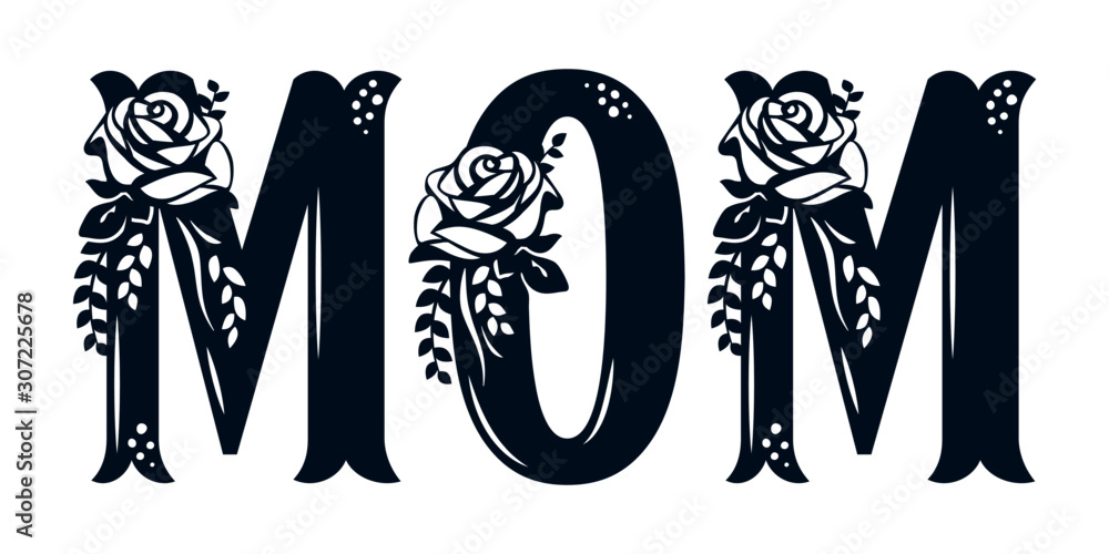 Mom Word Art Free
