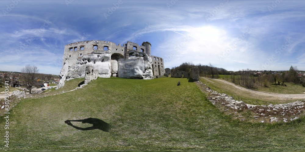 Medieval Castle HDRI Panorama Stock Photo | Adobe Stock