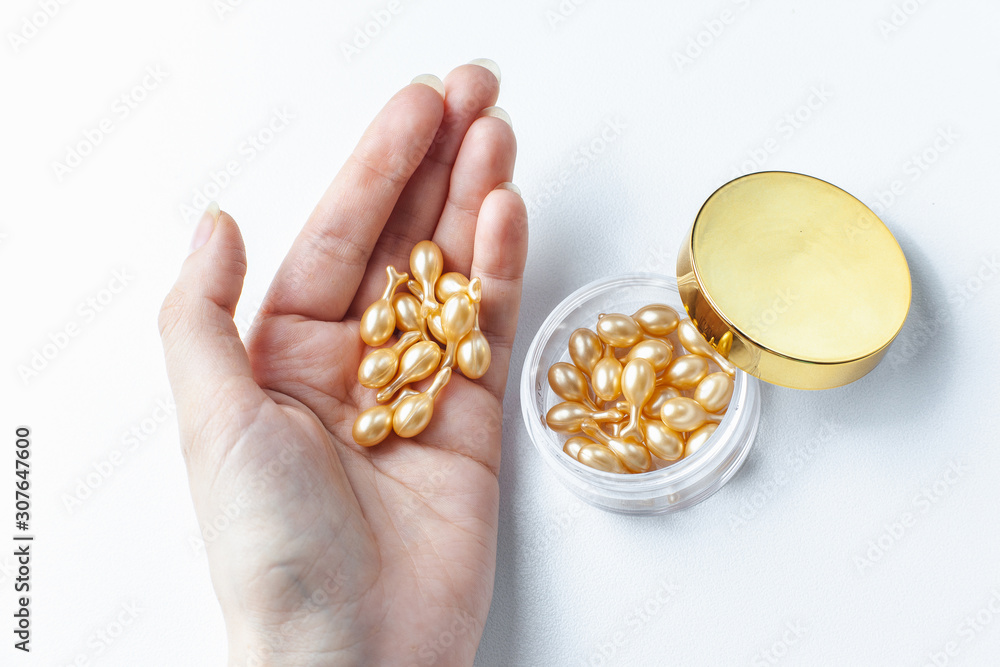 Emulsion for skin health. Face and eye cream. New technologies in ...