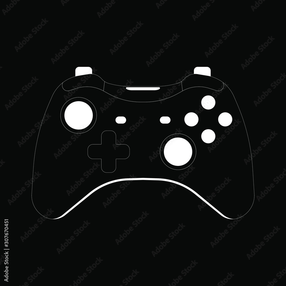 Joystick vector gamepad controller Stock Vector | Adobe Stock
