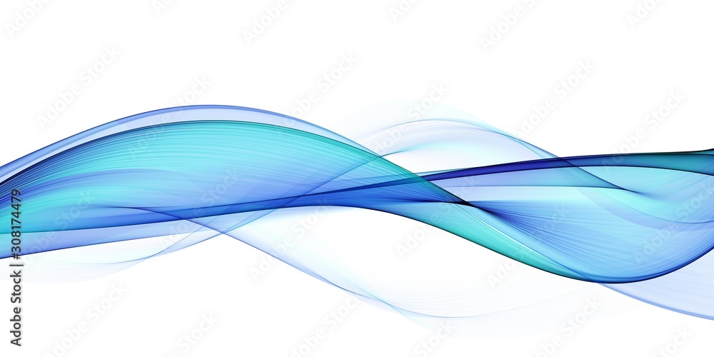 Color light blue abstract waves design Stock Illustration | Adobe Stock