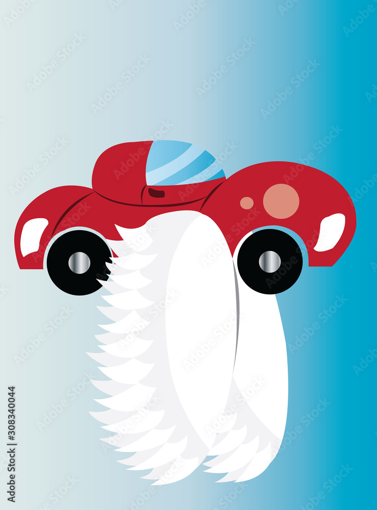 Flying Cars of the future Stock Vector | Adobe Stock
