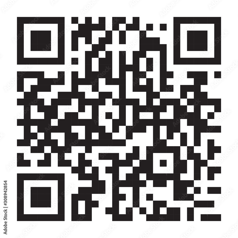 QR code symbol. Qrcode icon template for mobile apps Stock Vector ...
