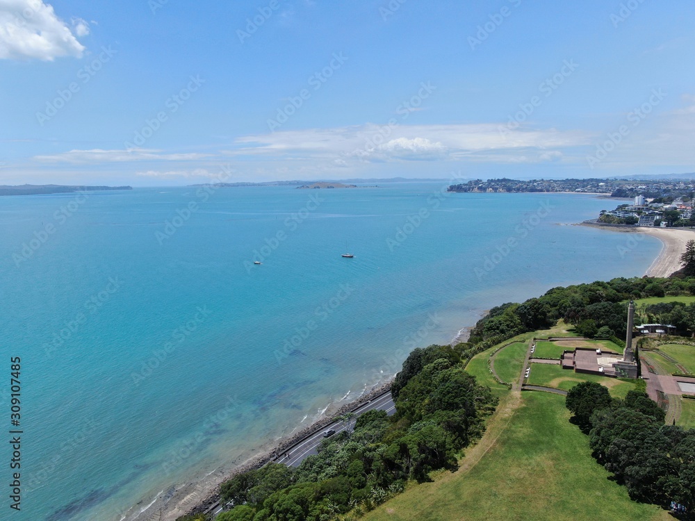 Stock-Foto „Bastion Point, Auckland / New Zealand - December 12, 2019 ...