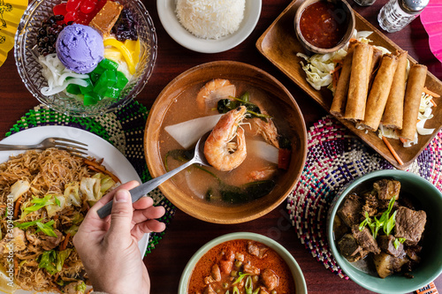 Authentic Filipino Food - Buy this stock photo and explore similar ...