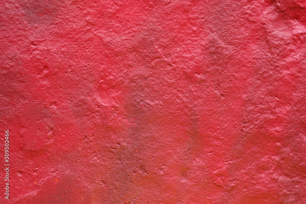 texture of a painted wall. cement plate red color background. wall with ...